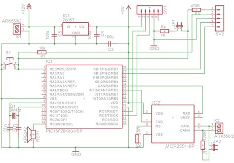Electric Diagram Of Can Bus Transceiver Designed In Cadsoft Eagle Download Scientific Diagram