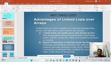 array vs linked lists youtube