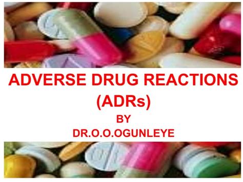 Adverse Drug Reactions Lasucom Lecture Ppt