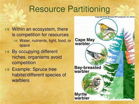 Habitat Partitioning Example At Esther Parr Blog