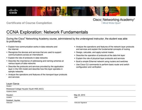 Cisco Class Cert Network Fundamentals Pdf