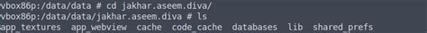 android pentesting writeup of diva insecure data storage for parrot os