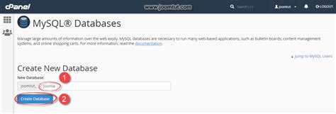 How To Create A Database In Cpanel On Shared Hosting