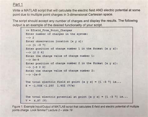 Solved Part Write A MATLAB Script That Will Calculate The Chegg Com