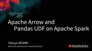 Apache Arrow And Pandas UDF On Apache Spark PDF