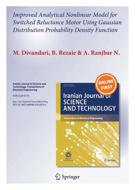 Pdf Improved Analytical Nonlinear Model For Switched Reluctance Motor