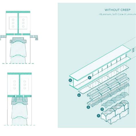 Top Connection Detail With Pre Compression Section And Isometric 6 On