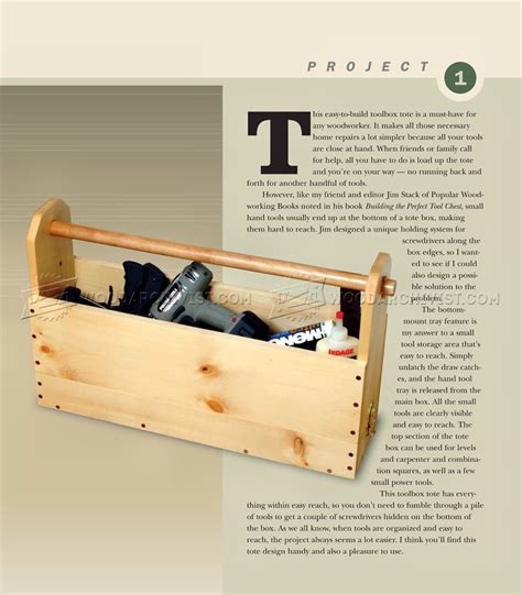 Easy To Build Toolbox Plans WoodArchivist