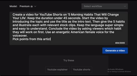 InVideo AI Short Review - Create a YouTube Short with just Text Prompts.