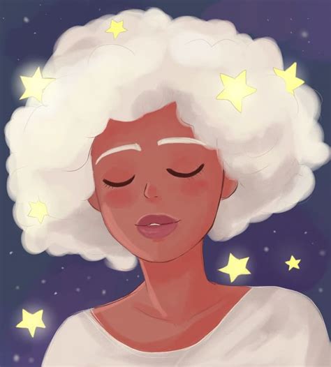 Cute Girl With Cloud Hair Tema Nuvole Idee