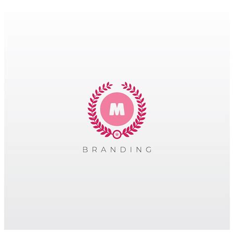 Un Logo Para Una Marca Llamada M Vector Premium