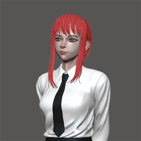 Makima From Chainsaw Man Fan Art Finished Projects Blender Artists