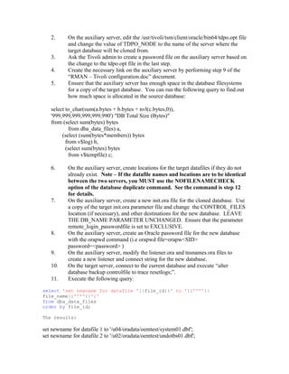 Rman Cloning Guide DOC