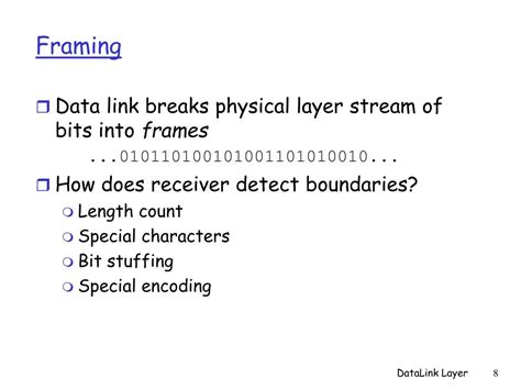 PPT The Data Link Layer PowerPoint Presentation Free Download ID 283879