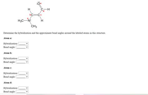 Solved H H BC CC A H H C N CH Determine The Hybridization Chegg Com