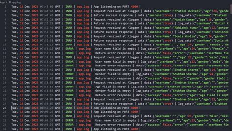 Implementing A Custom Logger With Winston In Nodejs Innostax