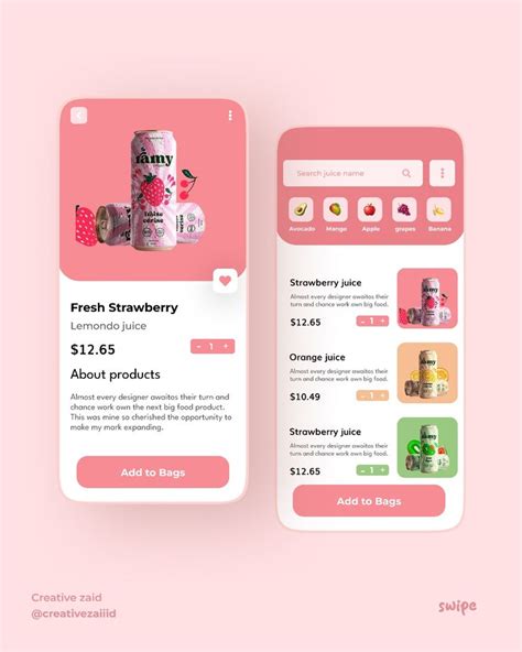 Juice App Ui Design App Ui Design App Ui Ui Design
