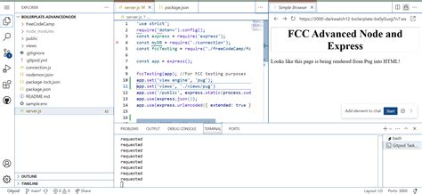 Advanced Node And Express Set Up A Template Engine Javascript The Freecodecamp Forum