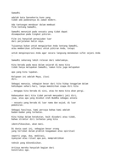 Samadhi Movie 2017 Part 1 Maya The Illusion Of The Self