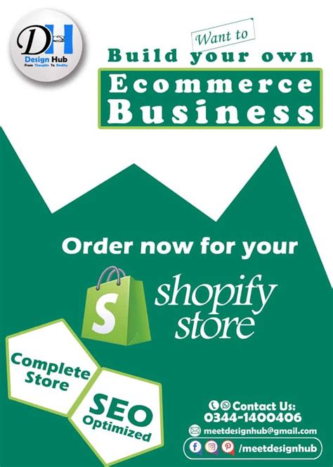 Shopify Store Development E Commerce Business Website Design Hub