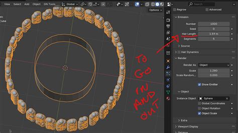 How Can I Set An Offset Between The Emitter Object And The Particle
