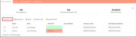multi site synchronization accops hysecure 5 4 knowledge center