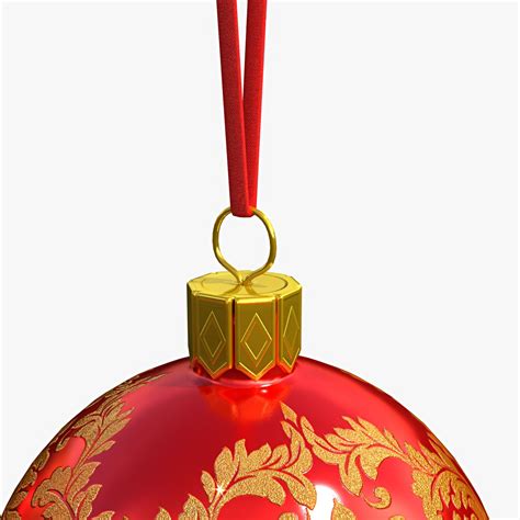 크리스마스 공 01 3d 모델 9 Fbx Max Obj Free3d