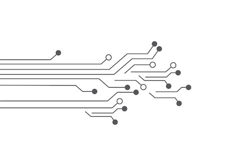 Premium Vector Circuit Illustration Design