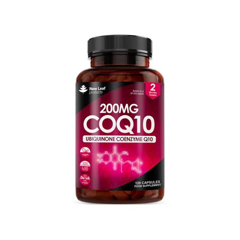 Coq10 Supplement Co Enzyme Cq10 High Strength 200mg Vegan Ubiquinone Greensquareshop