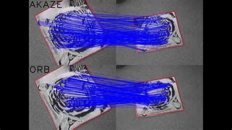Opencv Akaze Based Features Detection Youtube