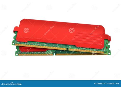 Ram Memory With Heatsink Stock Image Image Of Hardware