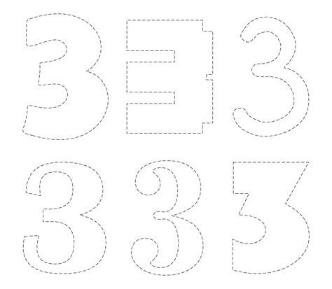 10 Best Printable Block Numbers 1 10 Number Blocks Para Colorir8 Free Printable Number Stencils