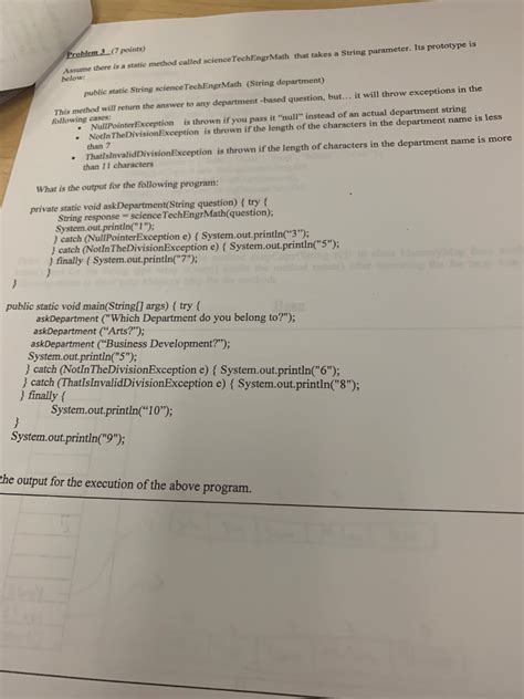 Solved Points There Is A Static Method Called Science Chegg