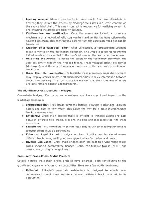 Ppt Cross Chain Bridges Bridging The Divide In The World Of