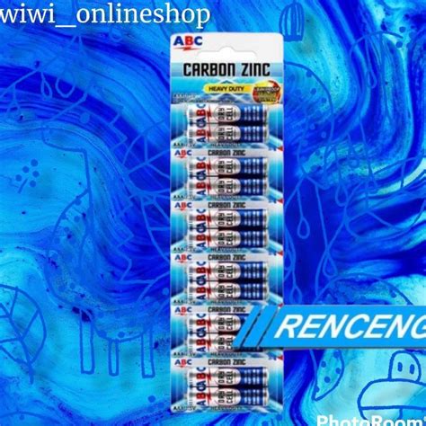 Jual Baterai Abc Biru Ukuran A Isi Batre Remot Murah Shopee Indonesia