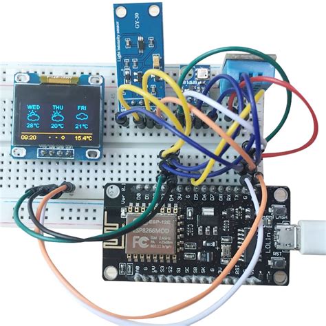 Nodemcu 3 Weather Station Arduino And Iot Esp8266 Weather Station