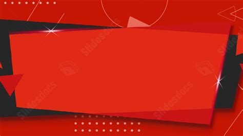 Red Text Frame Box Memphis Simple Powerpoint Background For Free