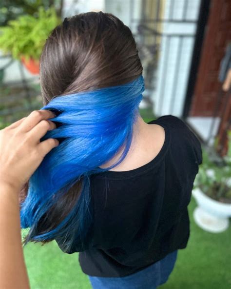 ۱۰ مدل رنگ مو فانتزی طبیعی رنگ فانتزی دخترانه پایین مو