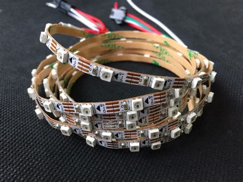 Addressable M Leds M Dc V Ws B Mini Led Pixel Strip Non Waterproof With Pixels M
