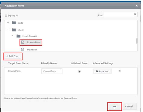 How To Pass Values From A Form To An External Form Claysys Technologies