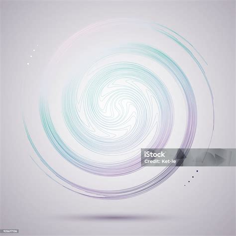 밝은 추상 원형 회전 나선형 디자인과 창의성 장식 창조적인 디자인 요소 추상 배경 창조적인 기술 웹 벡터 그래픽에 대 한 트위스트 컬러의 무늬 개념에 대한 스톡 벡터 아트