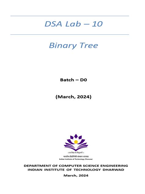 Dsa Lab Assignment 10 D0 Pdf Computer Programming Algorithms And Data Structures