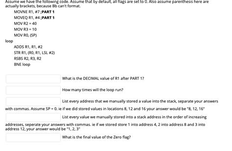 Assume We Have The Following Code Assume That By