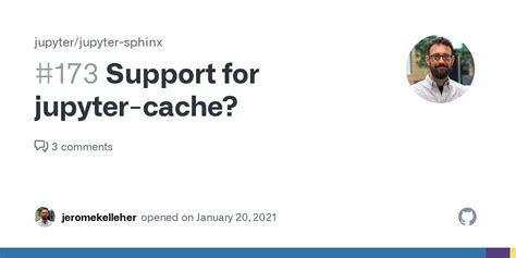 Support For Jupyter Cache Issue Jupyter Jupyter Sphinx GitHub