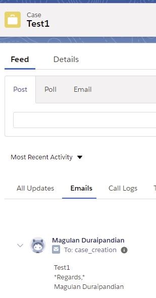 Salesforce Email To Case Using Inbound Email Service Infallibletechie