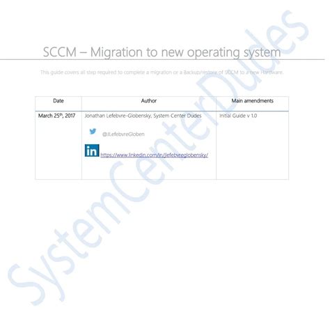 SCCM Migration Guide To New Operating System System Center Dudes