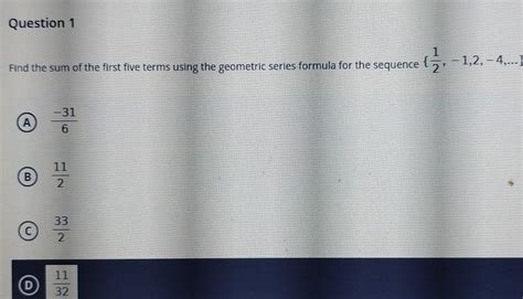 solved question 4 find the sum of the following infinite