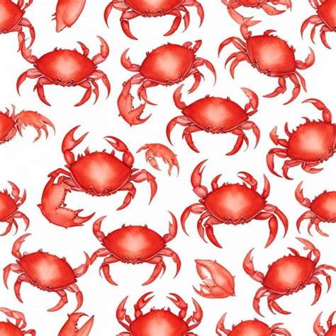 4000 Crab Pattern Design Pictures
