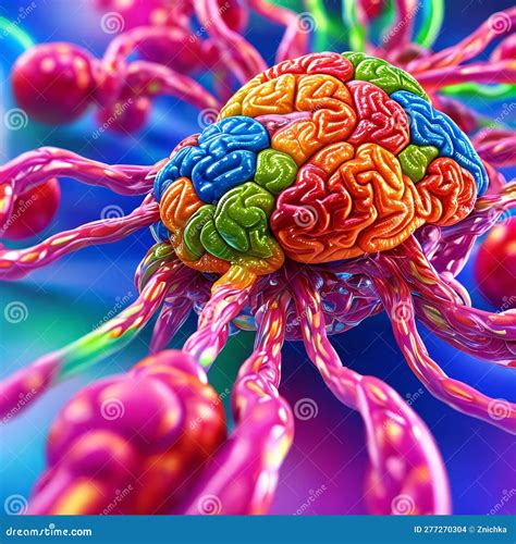 Neural Pathways And Synaptic Links Concept Stock Illustration Illustration Of Synthesis