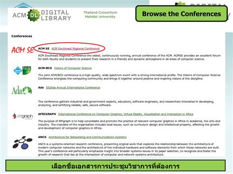 acm digital library ppt